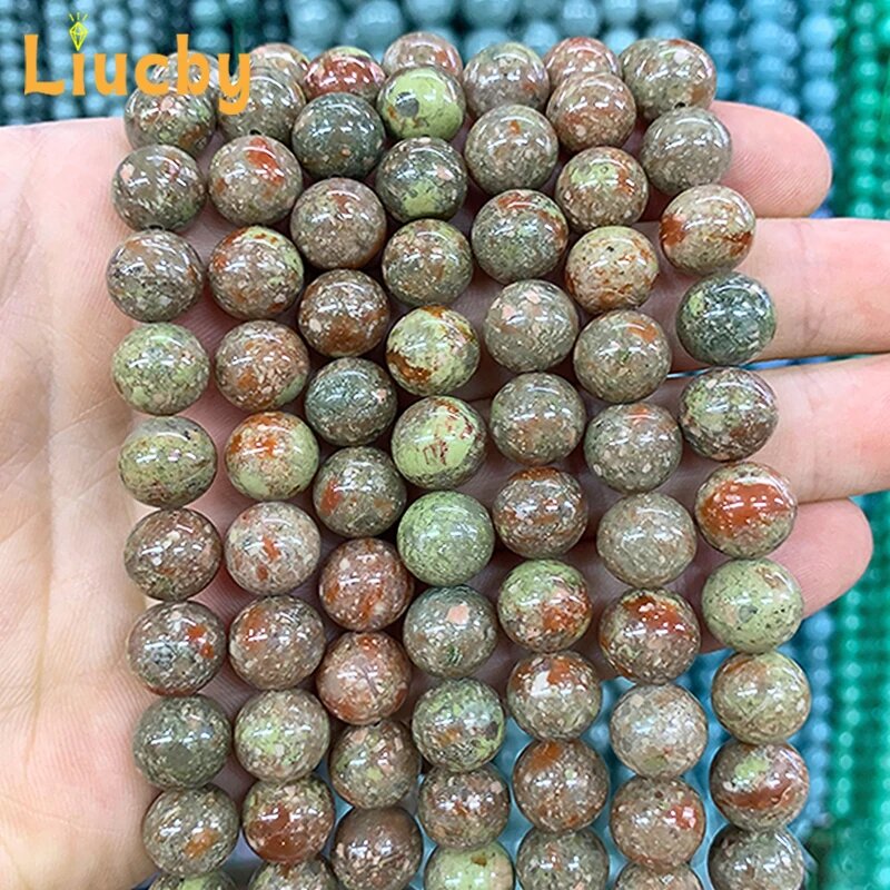 Браслеты из натурального камня Liucby 15 дюймов 10mm-about 36pcs