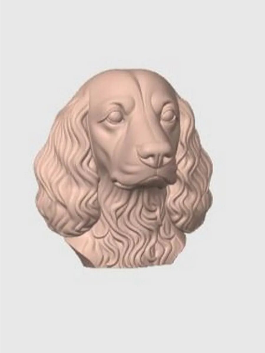 Статуэтка собаки-полевой спаниель (10см, бежевый)