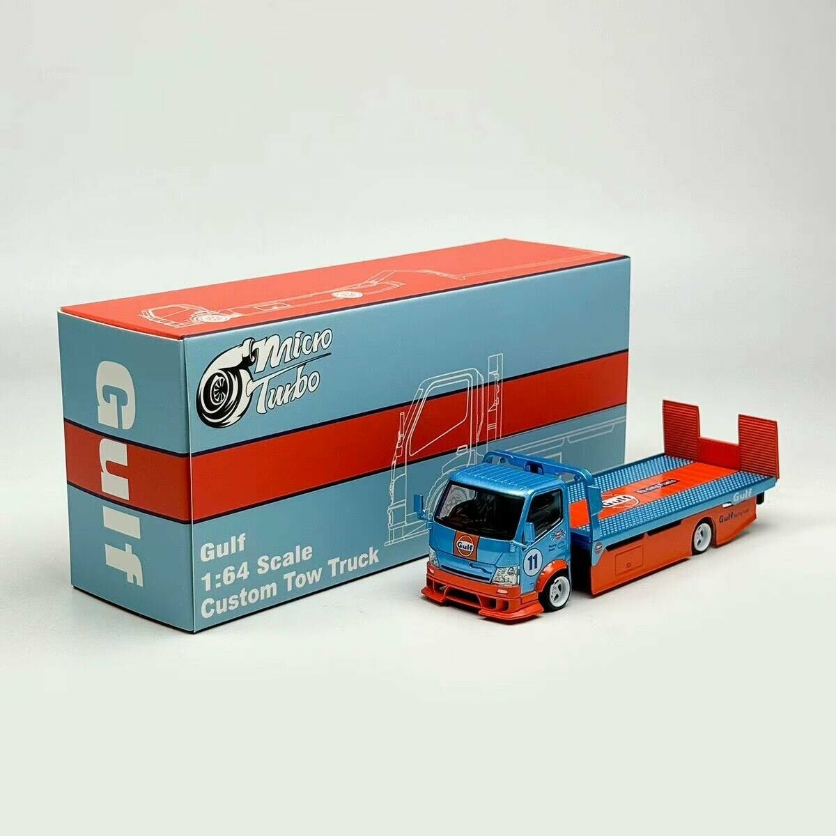 Машинка Micro Turbo 1:64 Scale Super Silhouette Custom Tow Truck LBWK red Die-cast Alloy Model Collection Toy Children Gifts
