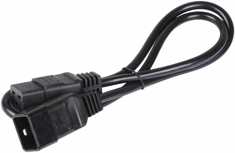 Шнур питания ITK C19-C20 проводник, 3х1. 5м м2, 3 м, 230 В, 16 А, черный (PC-C19C20-3M)