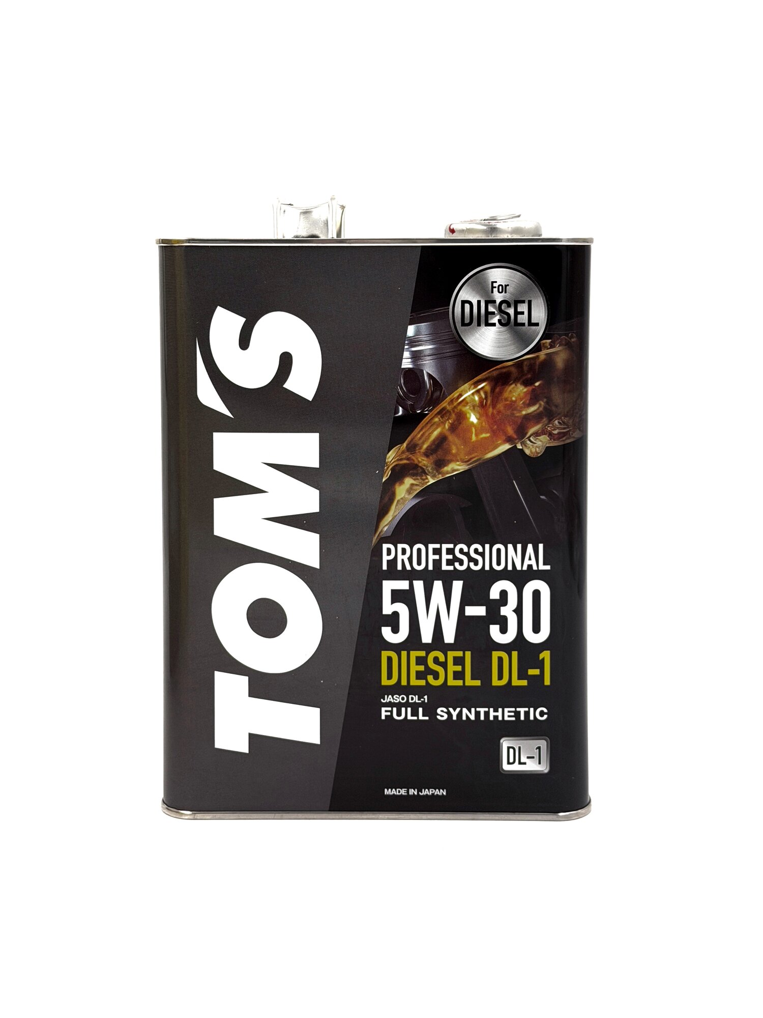 Масло моторное TOM'S Professional DIESEL DL-1 5W-30, 4 литра .
