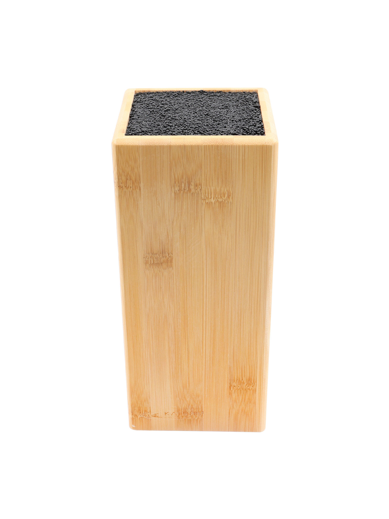 Подставка для ножей №3, "спагетти", 10х10х23 см, бамбук, Катунь.