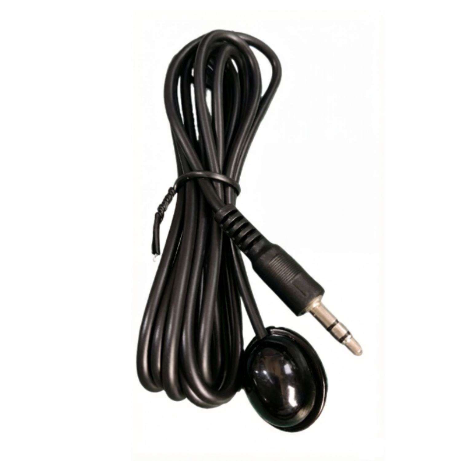 Кабель-расширение ИК-излучателя внешнего использования 5FT с джеком 3.5mm для набора ИК-репитера, черный, длина 1.5m, частота 38KHz, вес упаковки 23g, размер упаковки 12.0*3.2*2.0cm