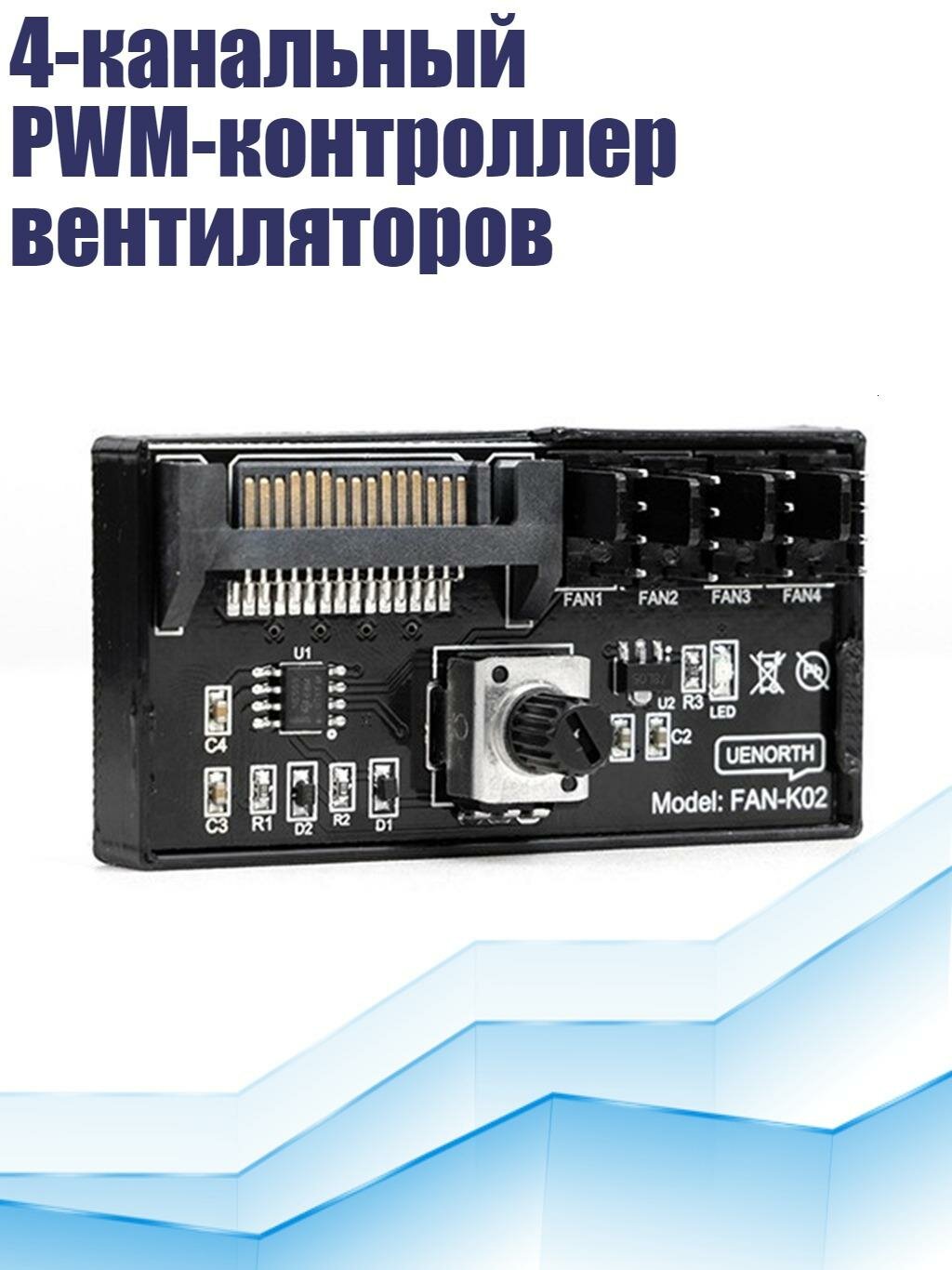 4-канальный PWM-контроллер вентиляторов