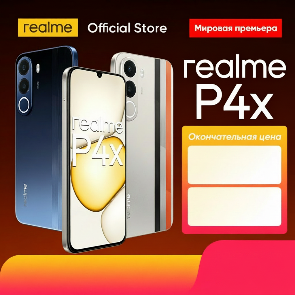 Смартфон Realme P4x, 4/128ГБ — фото 1