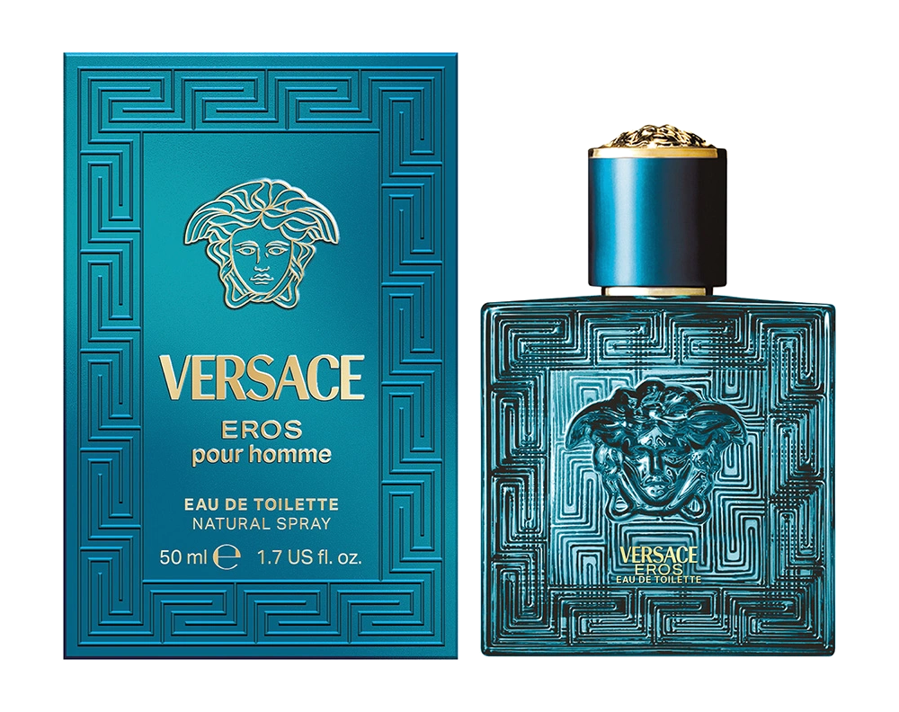 Мужской парфюм Versace Eros 50 мл - Версаче Эрос туалетная вода с яркими нотами