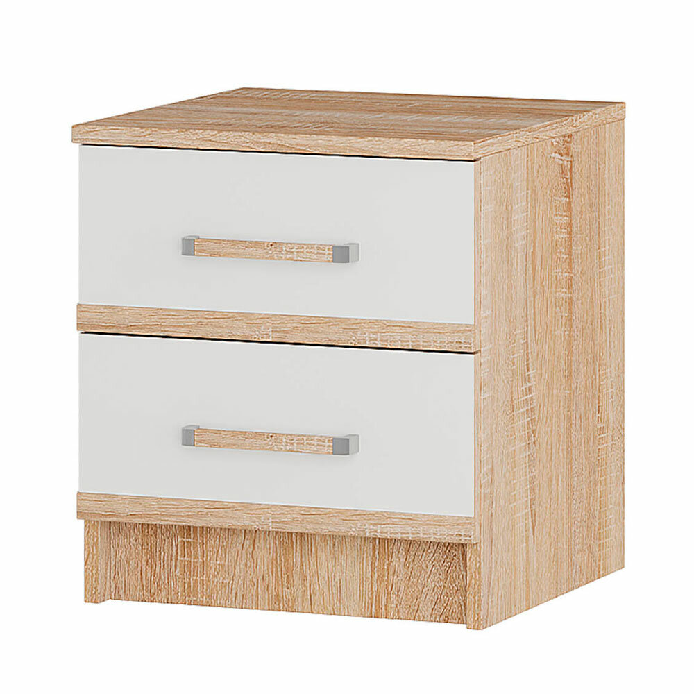 "Сакура" тумбы (2 шт) (400х450х410) дуб сонома/белый