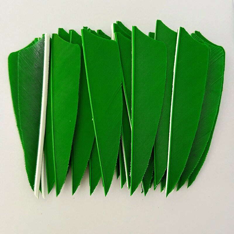 Правые перья для стрел 3 дюйма 50 шт Зеленый, Green
