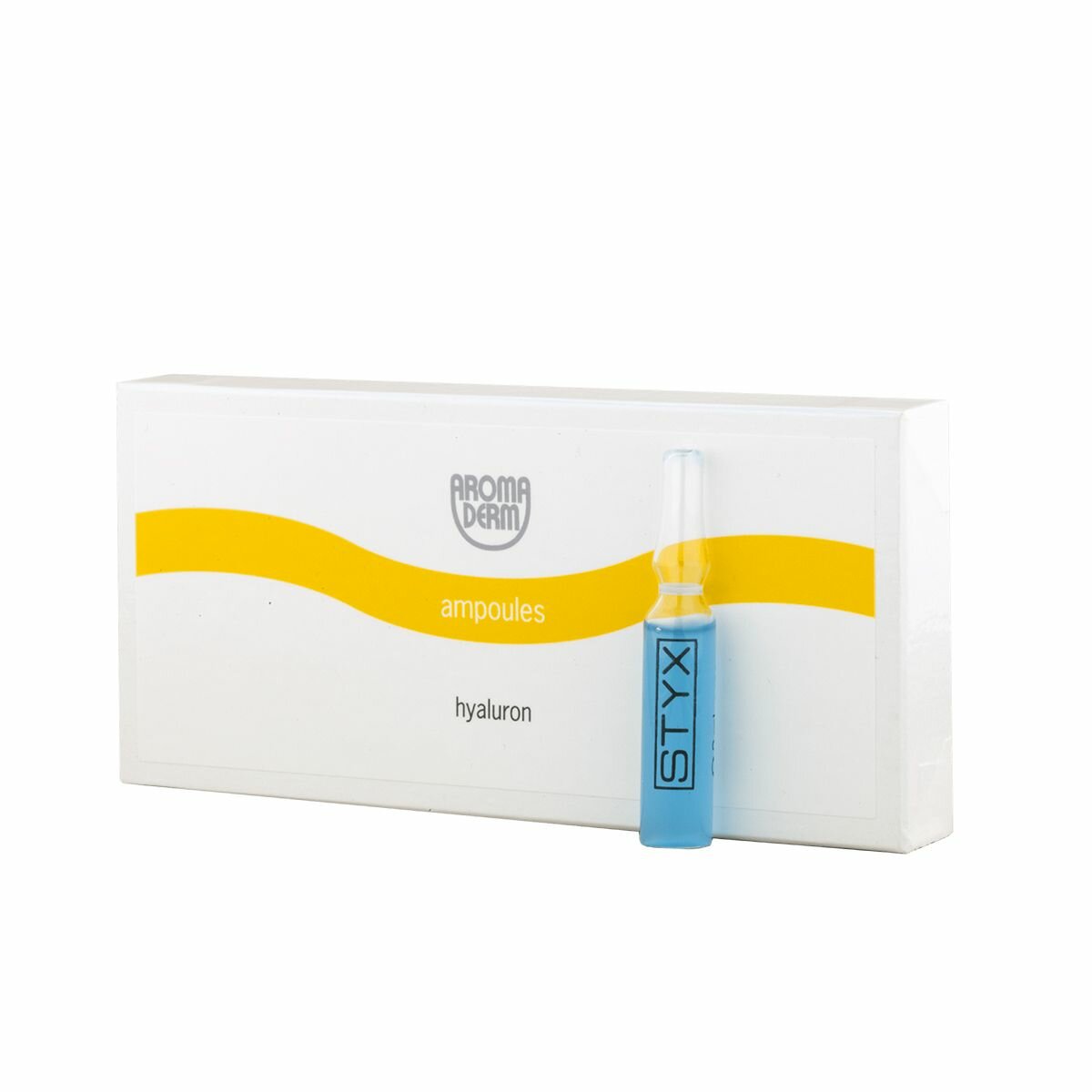 Ампулы с гиалуроном и стволовыми клетками гардении STYX Aromaderm (Стикс) 10 шт по 2 мл