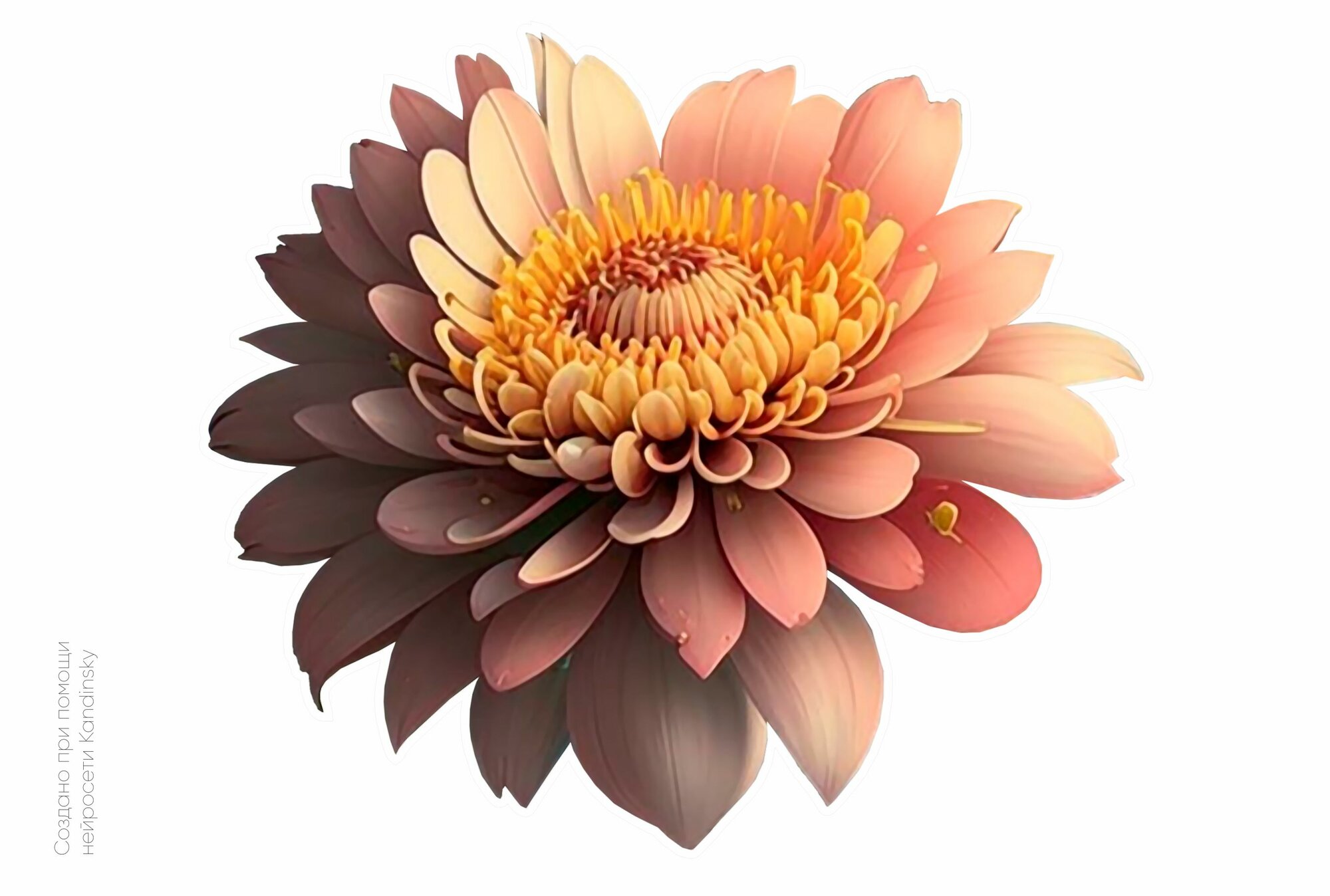 Термонаклейка на одежду "Цветок"