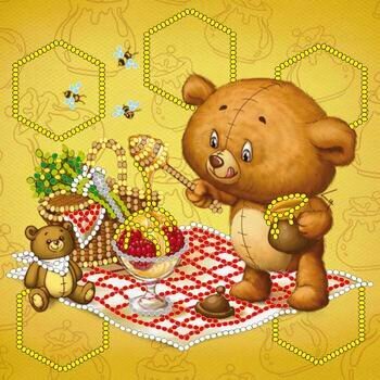 Вышивка бисером Лакомка 15x15 см