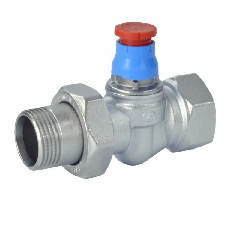 Клапан термостатический R402TG Ду 25 Ру10 прямой ВР клипс clip-clap Giacomini R402X035