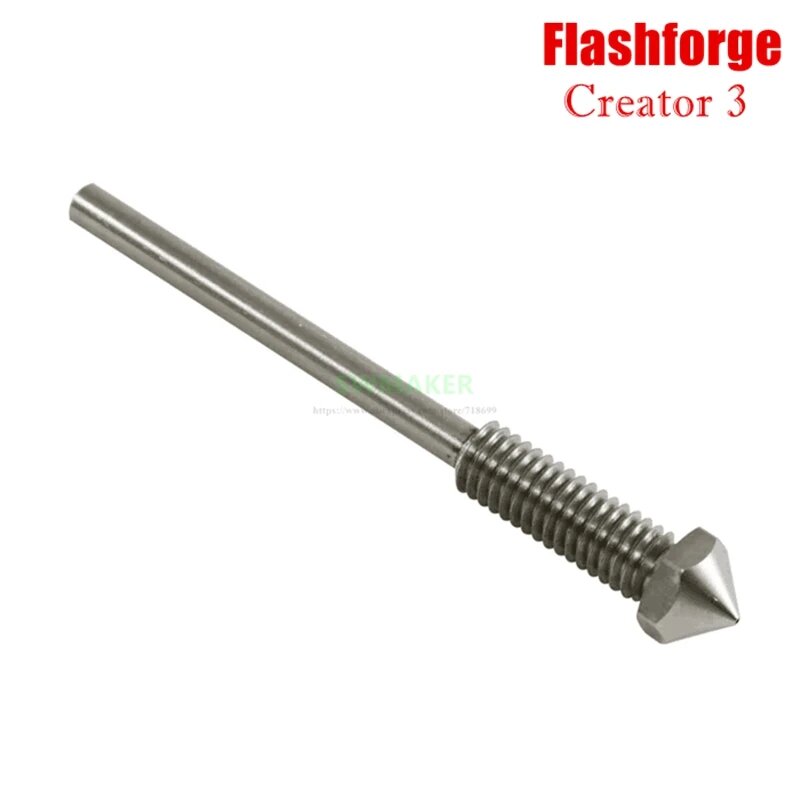 1 шт. Flashforge Creator 3 стальная насадка с PTFE 0,4 мм для 3D-принтера FLASHFORGE