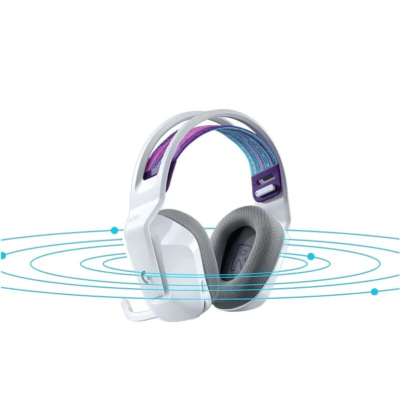 Logitech G733 LIGHTSPEED Белые беспроводные наушники