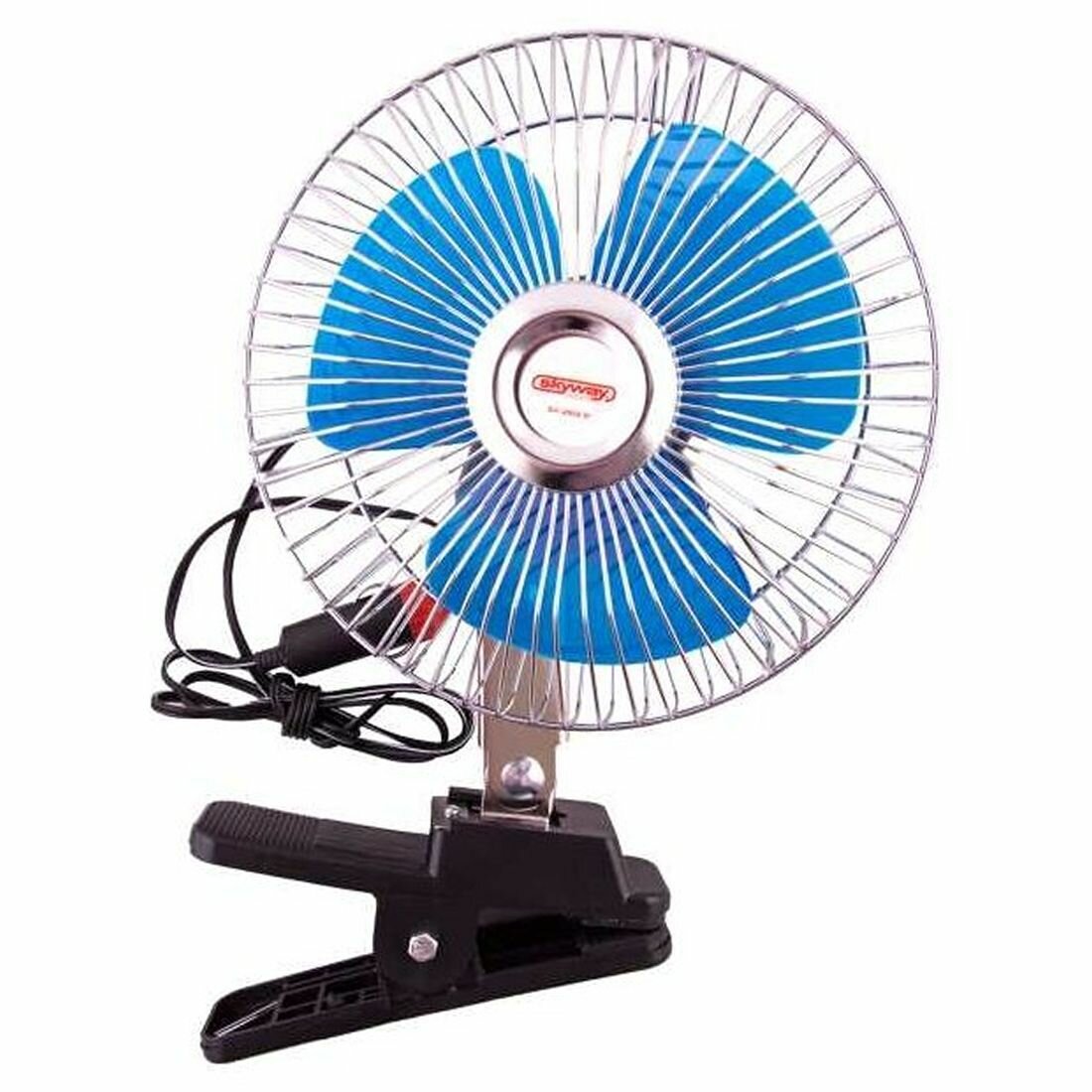 Вентилятор 8" 24V Skyway на клипсе пластик