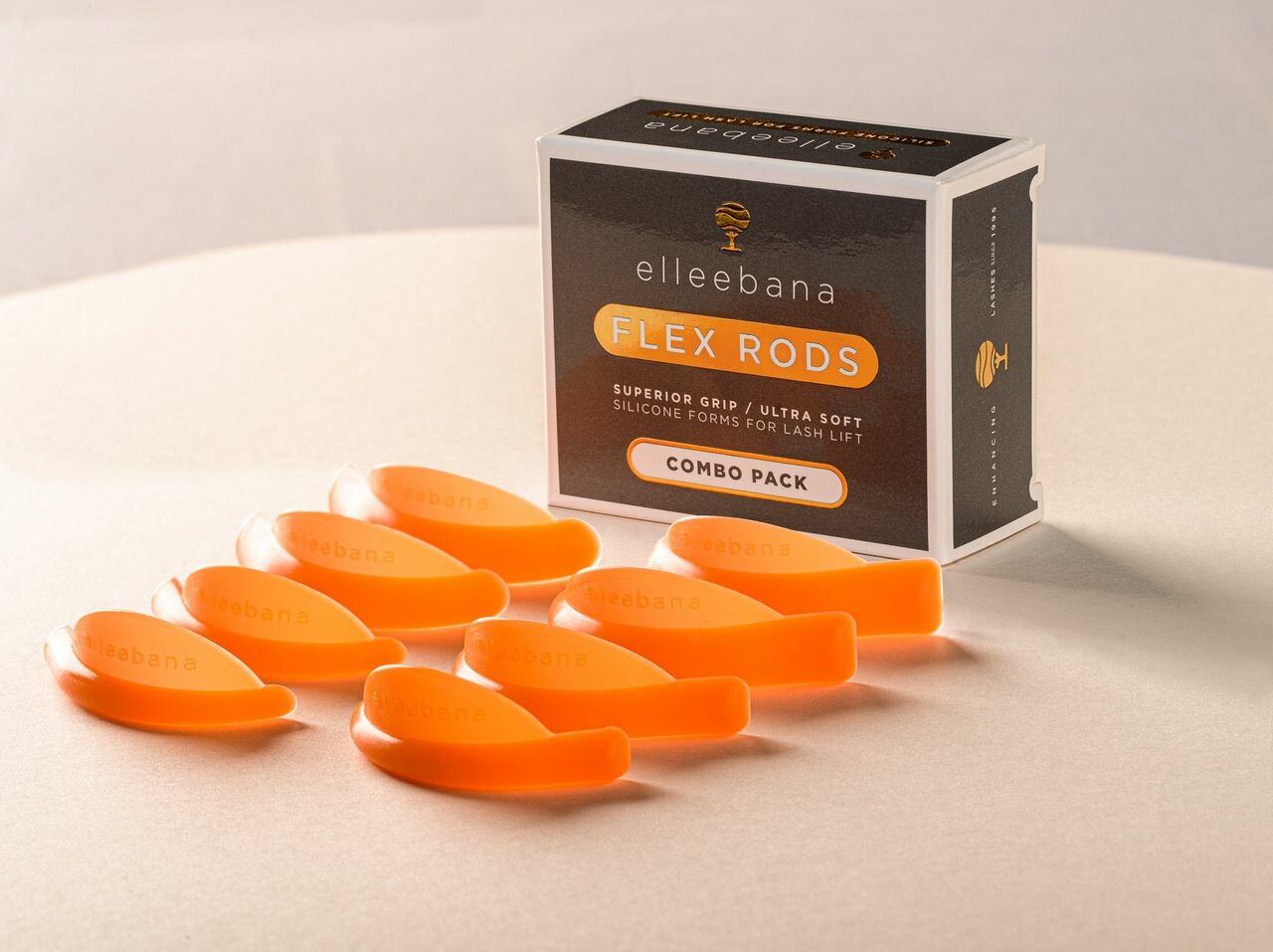 Валики для ламинирования ресниц. Flex Rods (4 пары). силиконовые. Elleebana