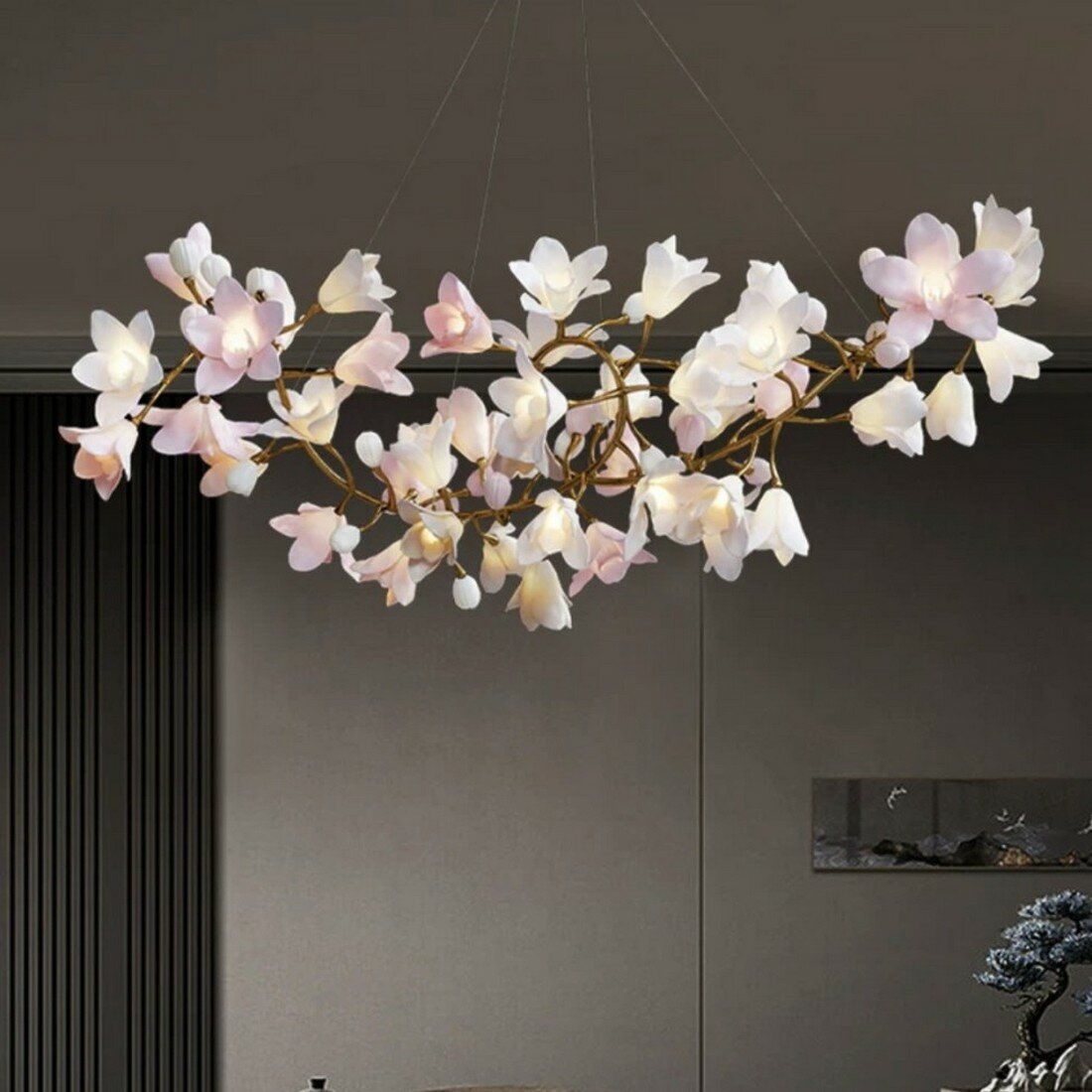 Подвесная люстра Sakura (Прямая/ 100см)
