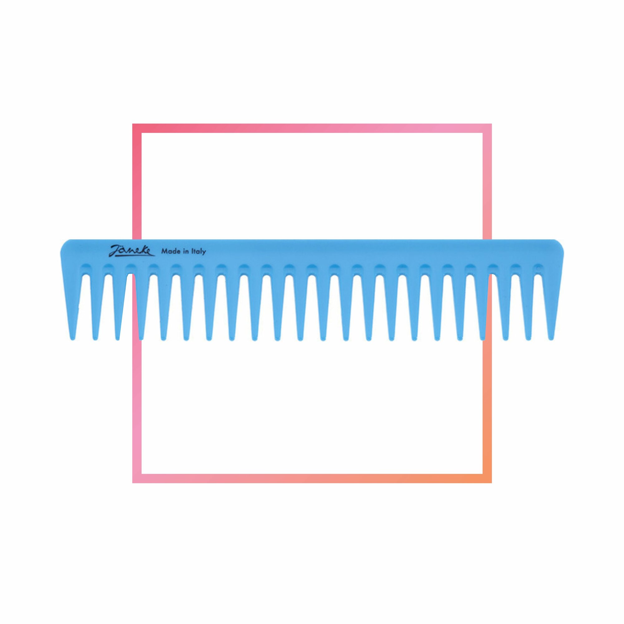 Janeke Щетка для волос Supercomb Fluo синяя — фото 1