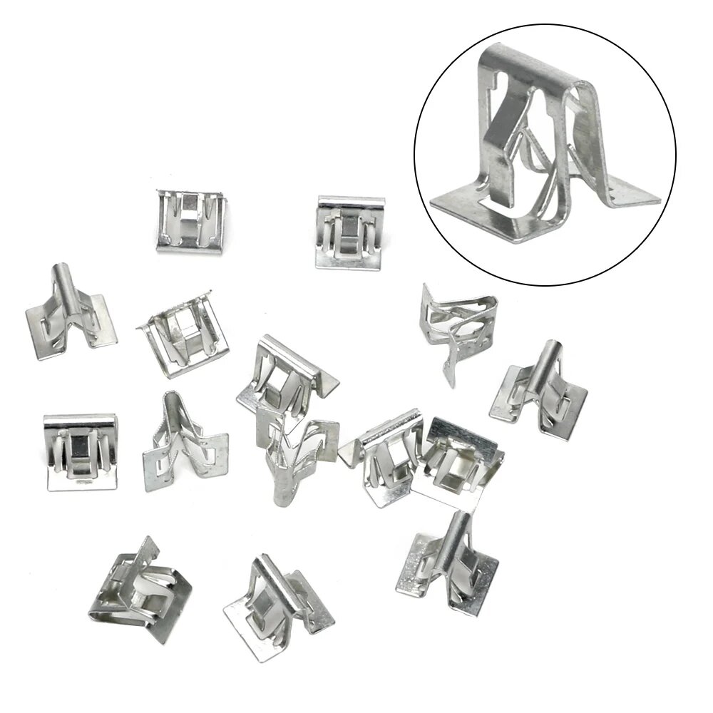 15 Универсальных Клипс Для Обшивки Салона Автомобиля С Фиксирующей Железной Защелкой