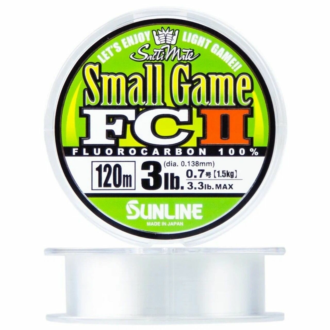 Леска для рыбалки SUNLINE SWS Small Game FC II 120м #0.5 2lb