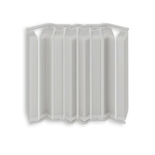 Комплект фурнитуры Идеал Дюра 80 мм Прямоугольный светло-серый 002