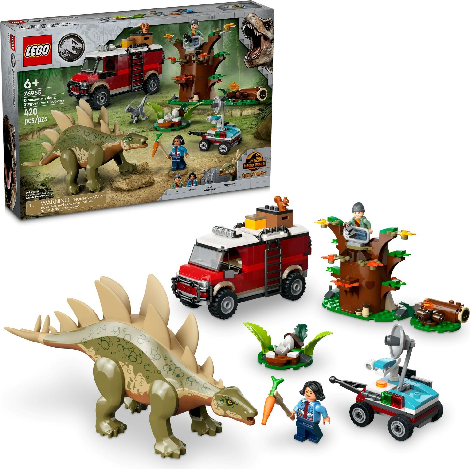 Конструктор LEGO 76965 В поисках Стегозавра
