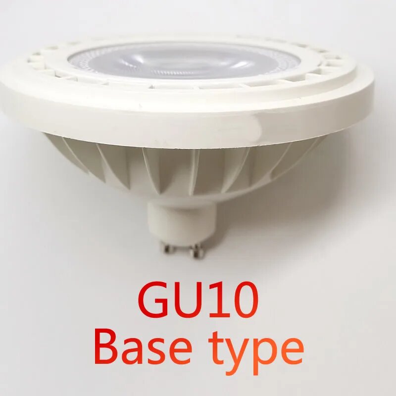 VisWorth Светодиодная лампа AR111 теплый/холодный белый 9/12/15/20Вт G53 GU10 220В GU10 Base, Warm white, 9 Вт