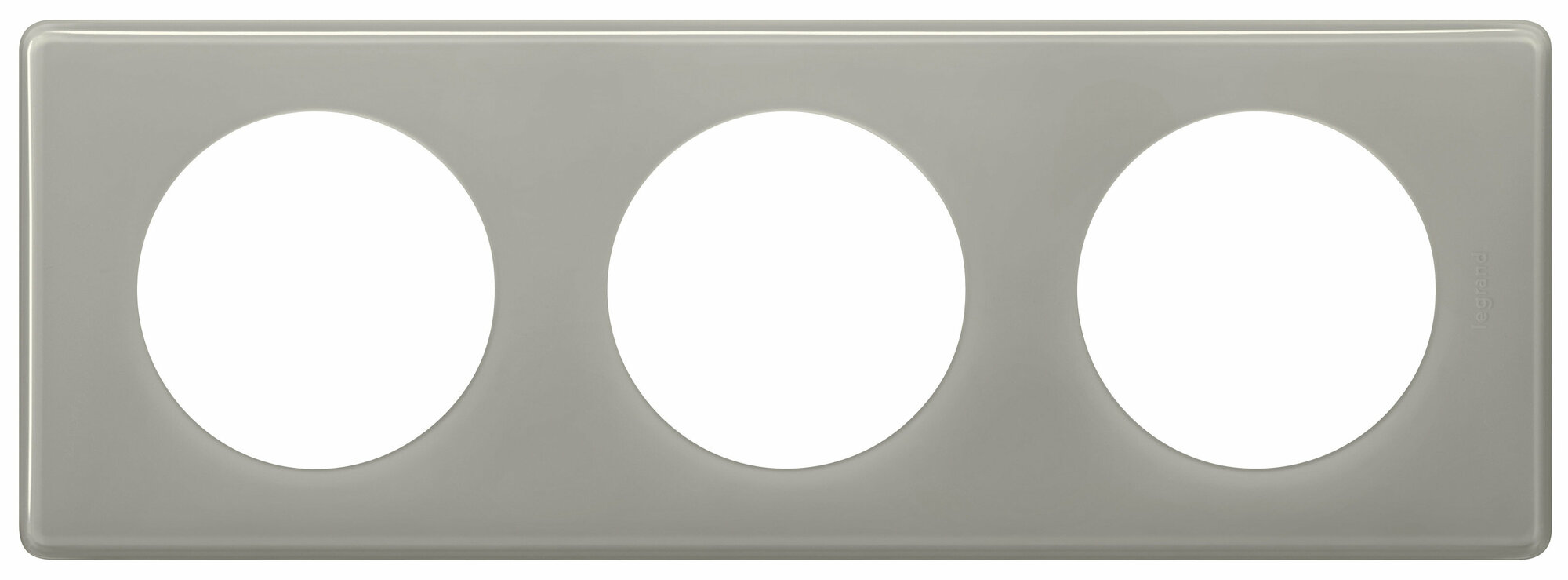 Рамки Legrand Celiane Серый глянец Рамка 3-я (2+2+2 мод) (066603)