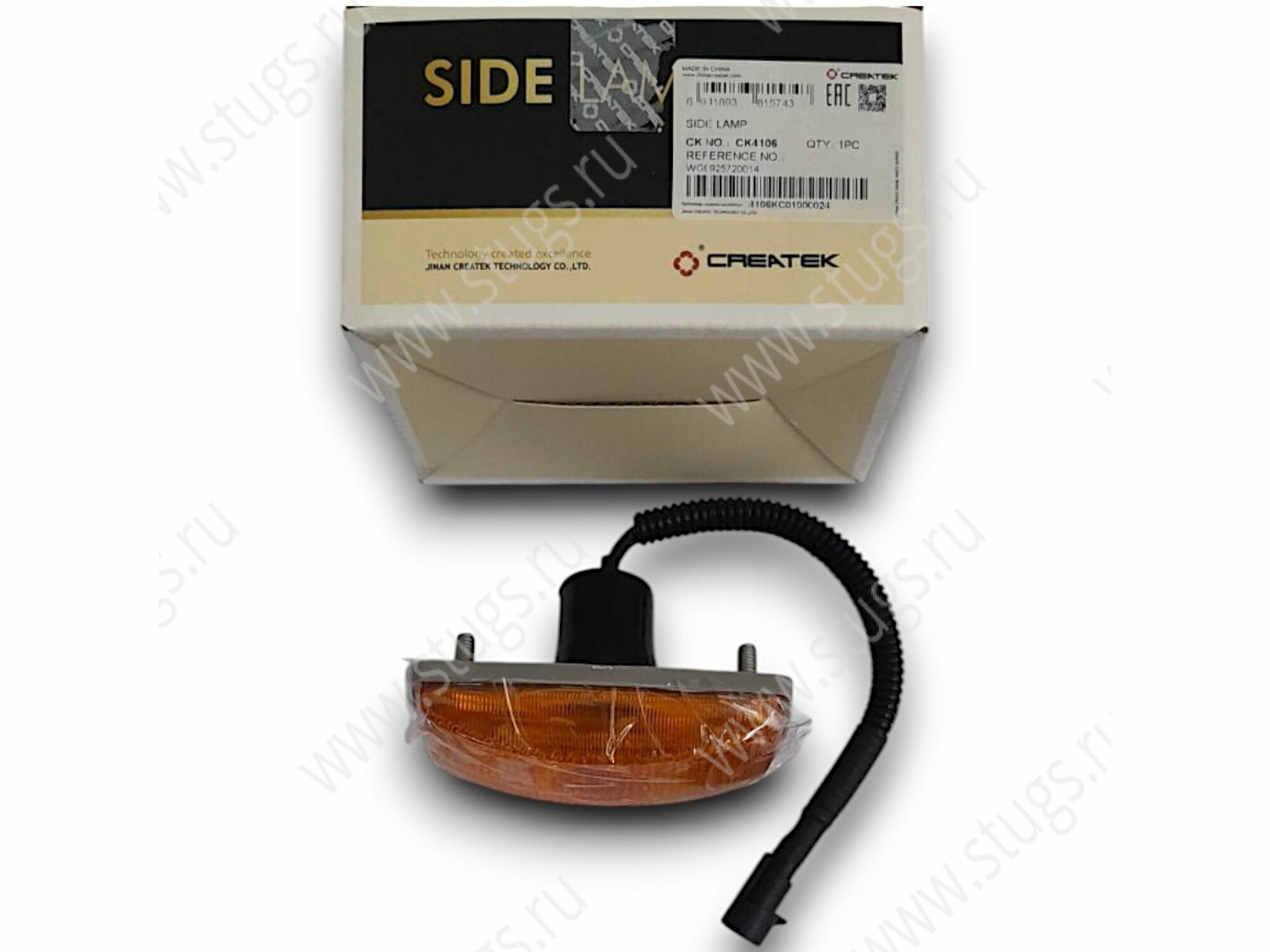 Фонарь габаритный боковой HOWO T5G SITRAK C7H CREATEK WG9925720014