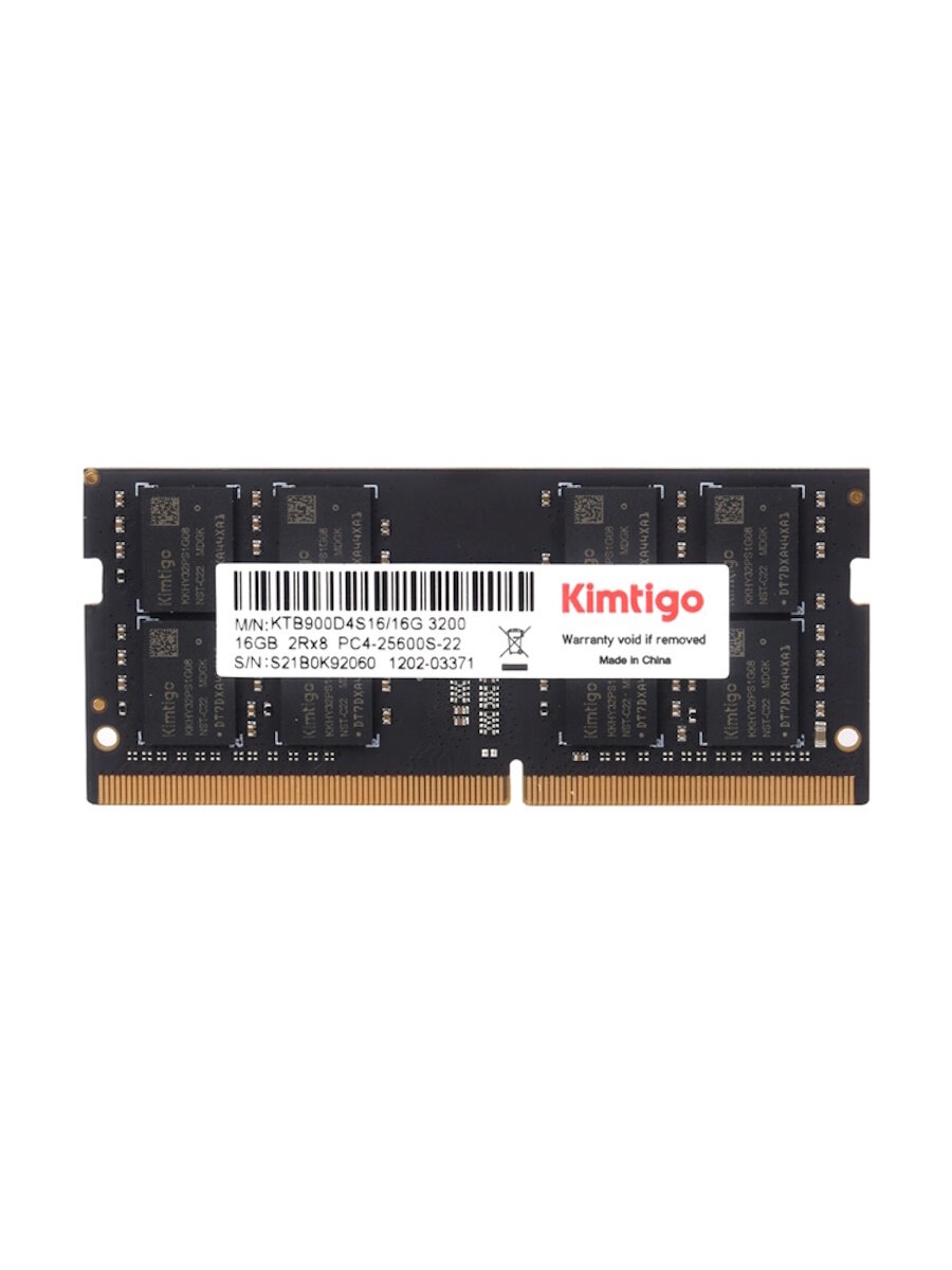 Оперативная память Kimtigo KTB900D4S16 16 Гб DDR4 SO-DIMM 3200 МГц
