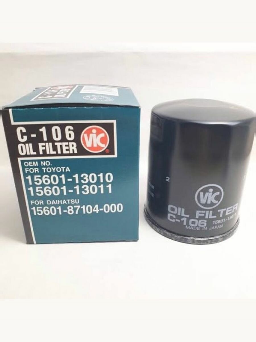 Фильтр масляный VIC C-106, для широкого модельного ряда автомобилей