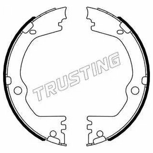 Комплект колодкок стояночного тормоза Trusting 046232 для Hyundai GRAND SANTA FE, Santa Fe II, III, IV; Kia Sorento II