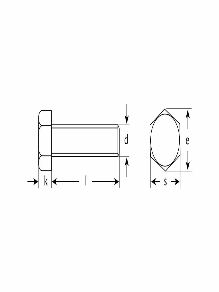 ГОСТ 7798-70, кл. пр. 5.8, M12 х 55 мм, цинк, 5 кг, болт