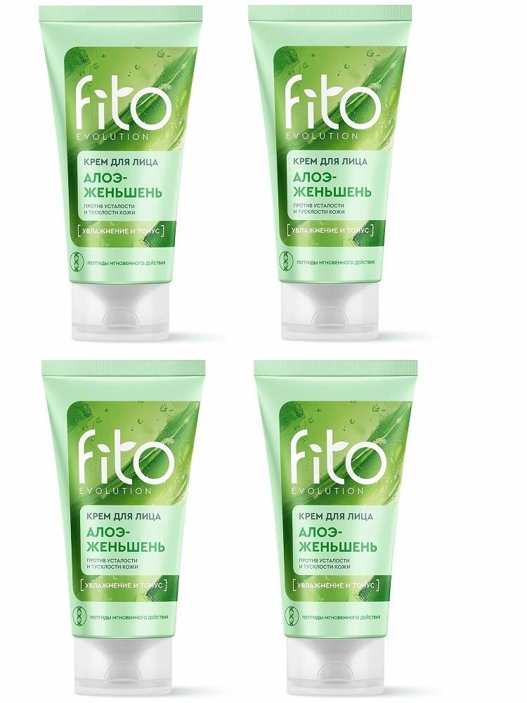 Крем для лица Fito Evolution Алоэ-женьшень, Увлажнение и тонус, 50 мл, 4 шт