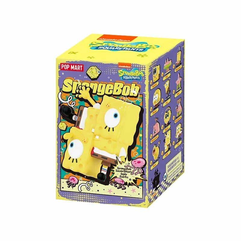 POP MART SpongeBob SquarePants Daily Quirks Фигурки Random 1 piece