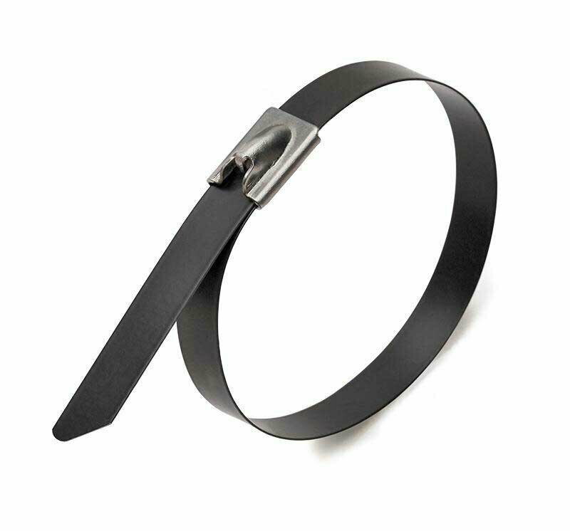 Набор Стяжки стальные крепежные с полимерным покрытием СКС-П (304) 7.9х350 мм {74944} (5шт)