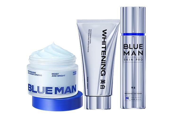 Увлажняющий крем для лица мужской BLUE MAN с ниацинамидом, 5688529