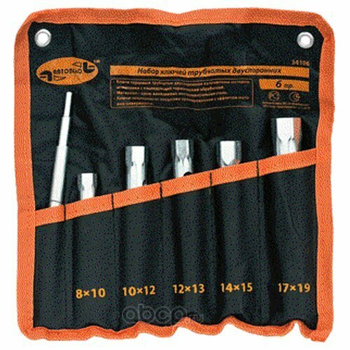 Набор ключей трубчатых 5 пр. с воротком сумка АвтоДело Автодело 34106