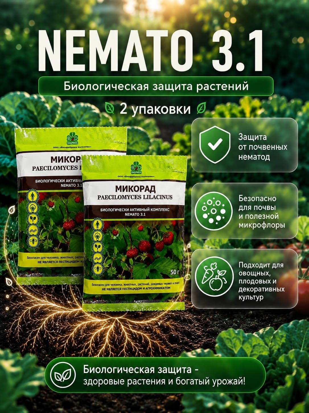 Немато 3.1 50 г 2 штуки