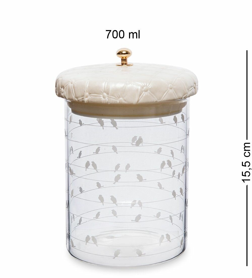Банка для сыпучих 'Птичий ансамбль' 700мл