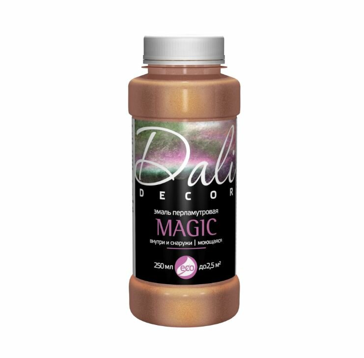 Эмаль перламутровая Dali-Decor Magic акриловая 0,25 л бронза