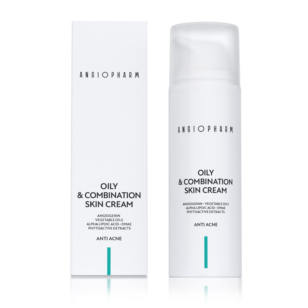 Angiopharm Oily Combination Skin Cream Крем для жирной и комбинированной кожи, 50 мл
