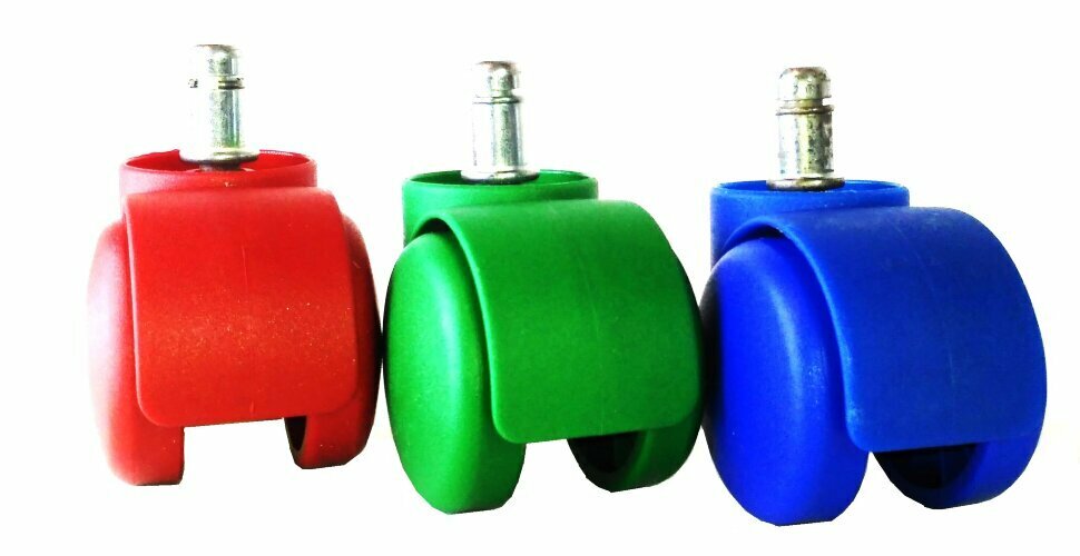 Ролики цветные D11, синие