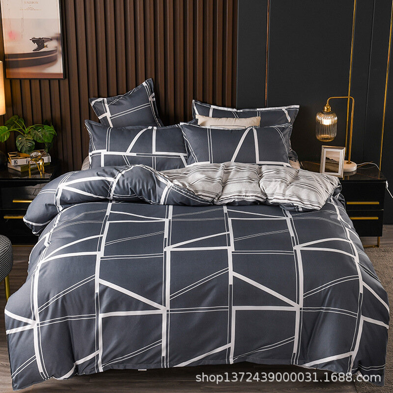 Постельное белье Sweet Dream Home Textile, хлопок, 1.8 м, комплект из 4 частей