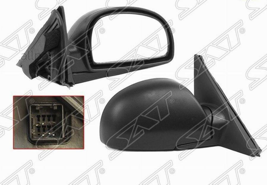 SAT ST-HN04-940-D1 Зеркало Hyundai Accent 99-12 / ТагАЗ Accent 99-12 (Справа/ Регулировка/ 5 контактов)