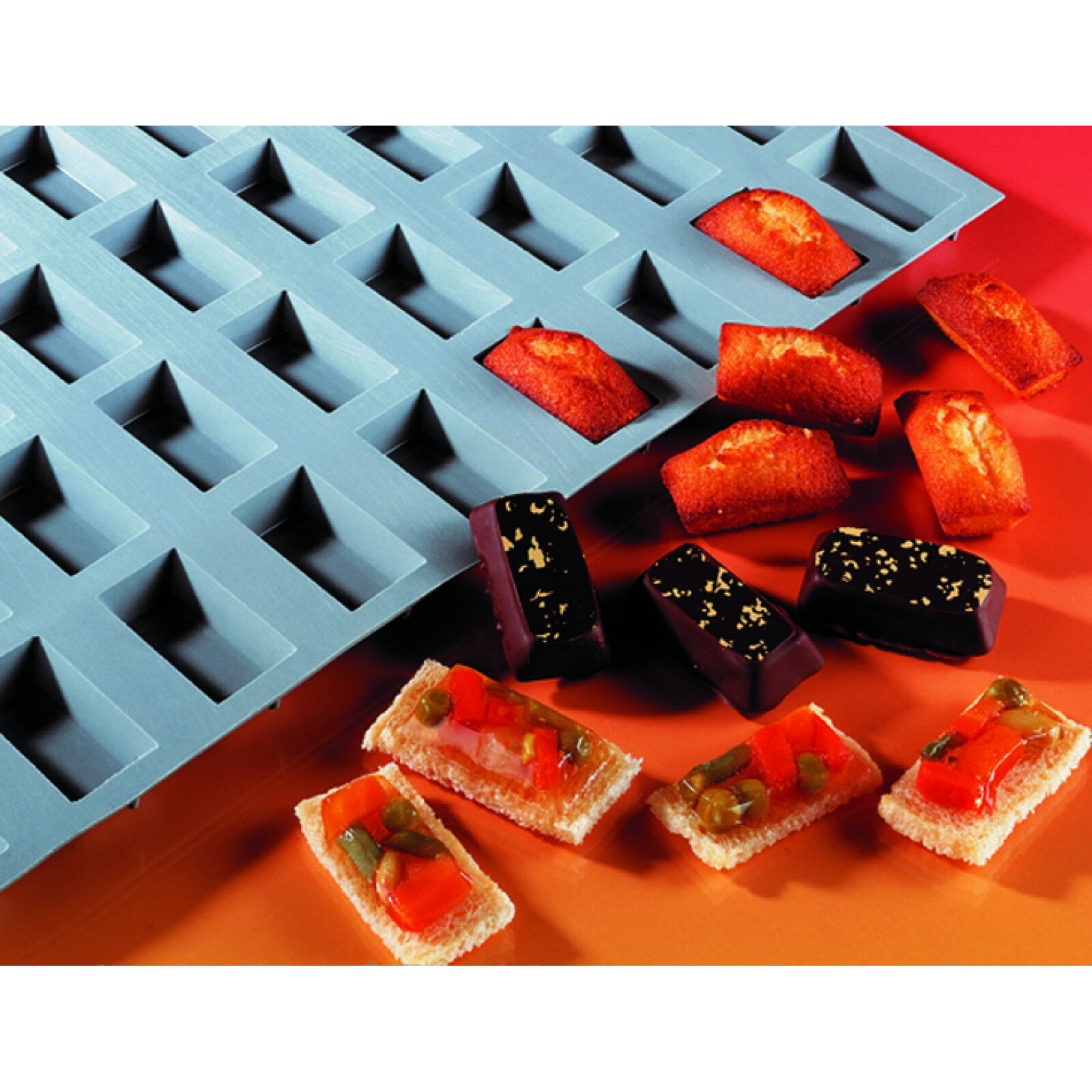 Эластомуль - Мини-финансье, 25 ячеек De Buyer 1852.01D