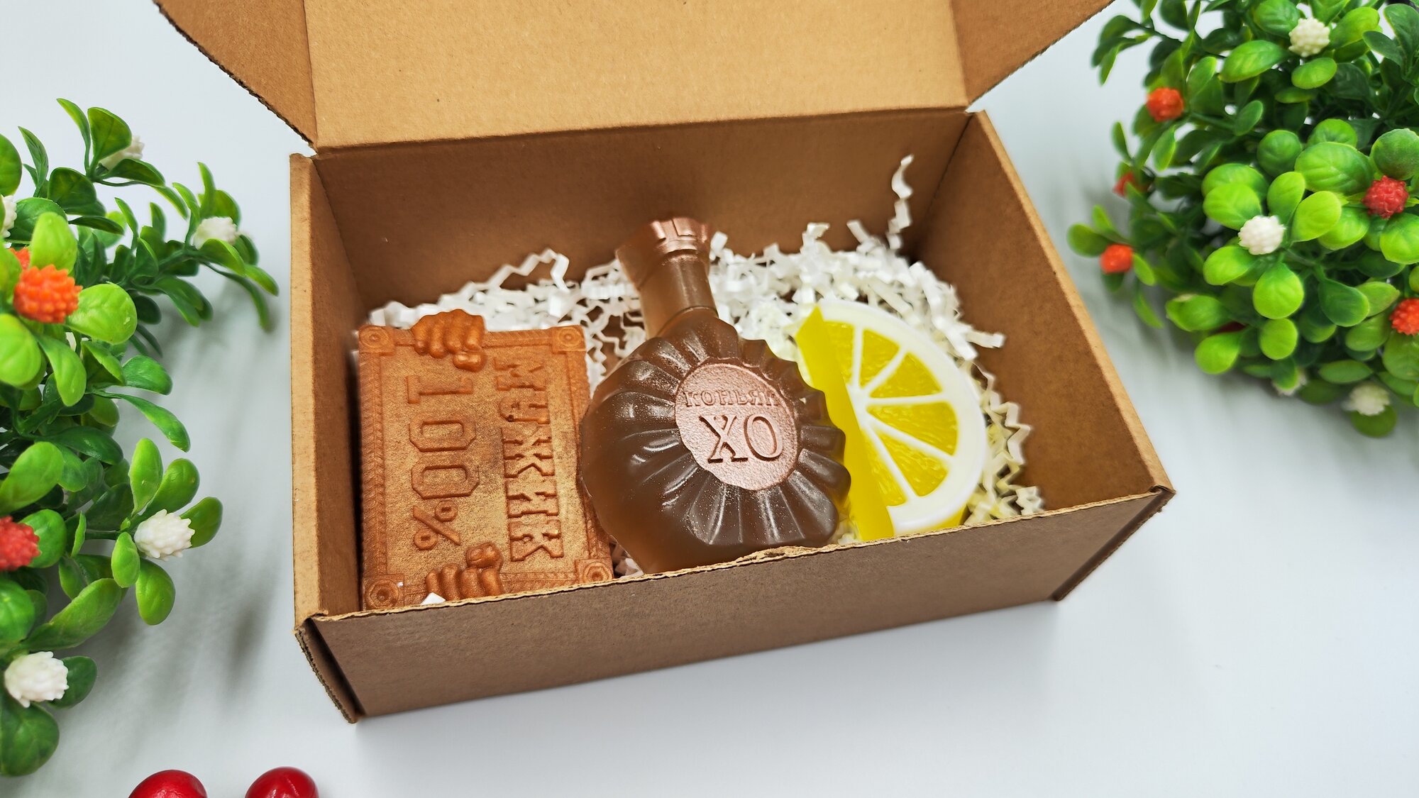 Подарочный набор мужского мыла, 23 Февраля, ручная работа/ мыло ручной работы для мужчин/ набор мыла для мужчин/ подарок мужской/ оригинальный подарок мужчине