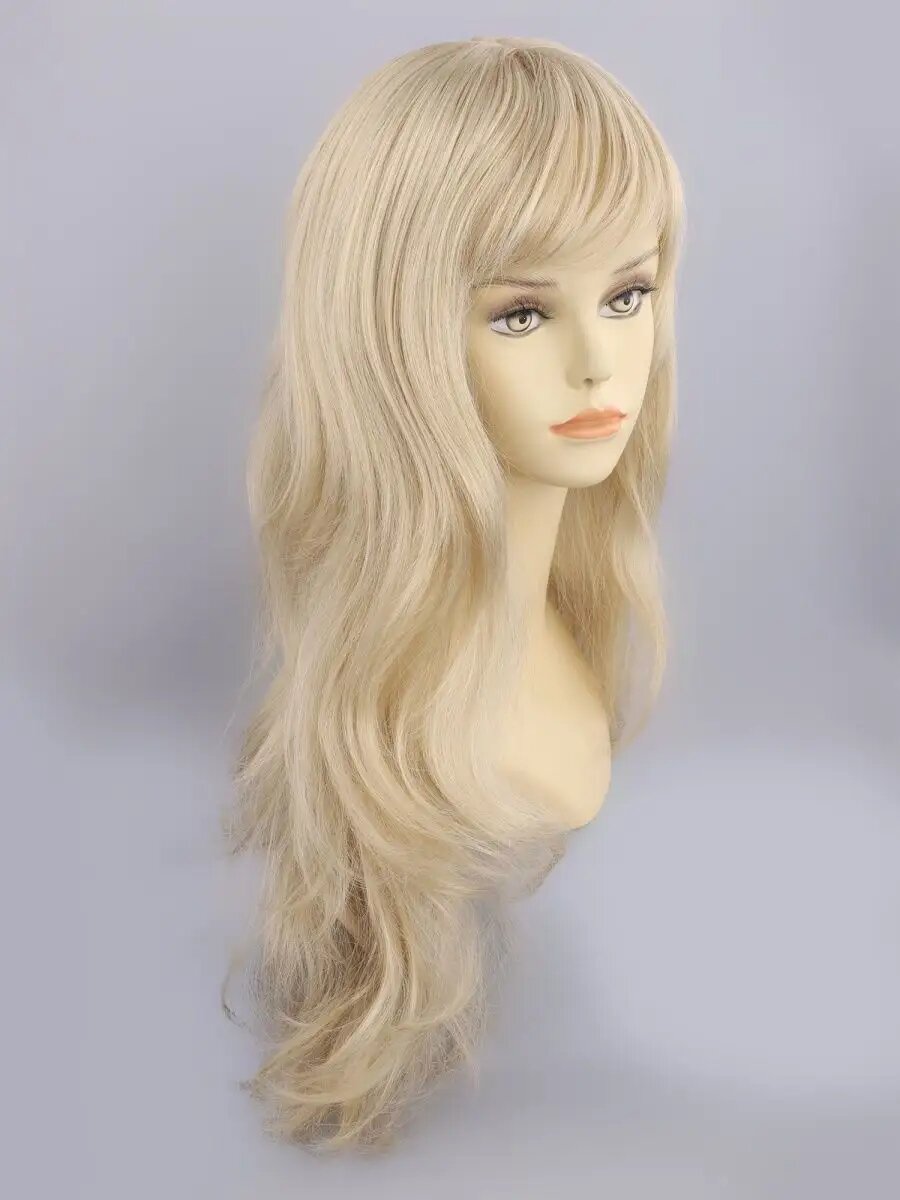 Парик "Модница" от СмеХторг, искусственный, блонд, длина 50см