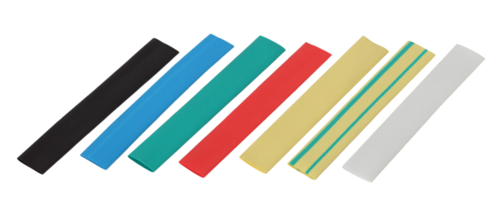 Термоусадочная трубка ЭРА ТУТнг без клеевого слоя 20/10 полиолефин длина 10см диаметр 20(10)мм, Б0038925, набор 7 цветов по 3шт. / термотрубка