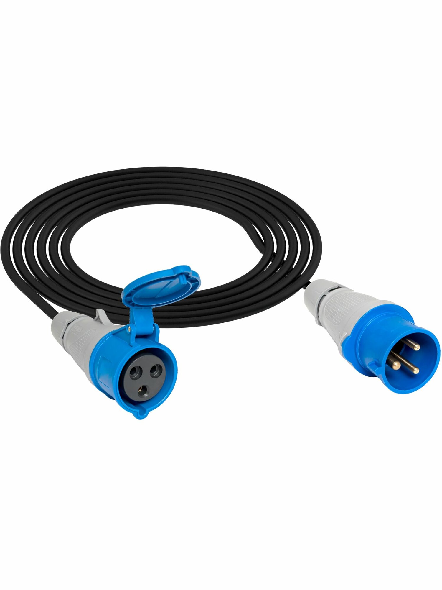 Удлинитель силовой 220В 32А КГтп-ХЛ 3х4 10 метров IP44, морозостойкий, влагозащищенный